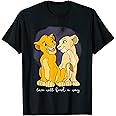 Disney Lion King Young Simba Smirk Portrait Logo T-Shirt : Amazon.de ...