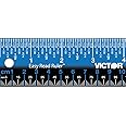 Victor Easy Read Stainless Steel Ruler, Standard/Metric, 12" Long, Blue ...