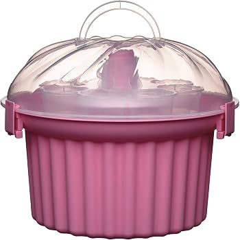 Makebake Cupcake Courier Cupcake Caddy - Holds 36 - White: Amazon.co.uk ...