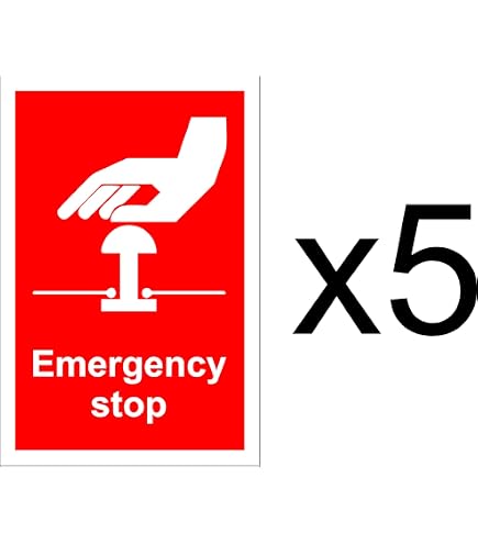Emergency Stop Push Button Symbol