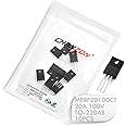(10 Pcs) Chanzon MBRF20100CT Schottky Barrier Straightening Diodes 20A 100V TO-220AB (TO-220) 20 ...