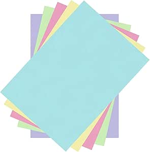 Quality A4 Pastel Colour Coloured Paper 80gsm (210mm x 297mm) Copier ...