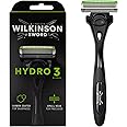 WILKINSON SWORD - Hydro 3 Razor For Men, Carbon Coated Blades ...