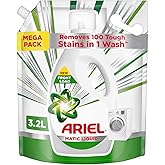 Ariel Liquid Detergent Front Load - 6L | Removes 7 day dried-in Stains ...