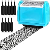 Vantamo Data Defender, Identity Theft Protection Roller Stamp Wide Kit, Including 3-Pack Refills ...