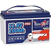 Redodo 12V 100Ah LiFePO4 Batteria, Batteria Litio BMS 100A Incorporato,10 Anni di Durata,Fino a ...