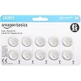 Amazon Basics 10-Pack CR2032 Lithium Coin Cell Battery, 3 Volt, Long Lasting Power, Mercury-Free ...