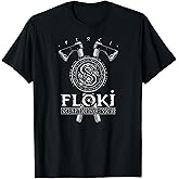 Floki Ship Builder Raven-Hrafna Floki Viking Norse Valhalla T-Shirt ...