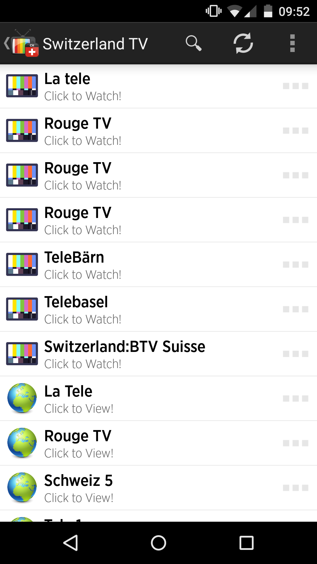 Suisse TV: Amazon.fr: Appstore pour Android