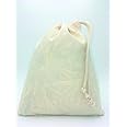 Natural Colour Cotton Drawstring Bags in a choice of size (L 40cm x ...