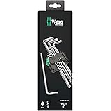 Wera 950 PKL/9 SM N Winkelschlüsselsatz, metrisch, gestellverchromt, 9 ...
