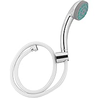 Hindware F160026CP Single Flow Hand Shower with 1 m PVC Tube and Wall ...