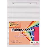 SNOW CRAFTS A4 Size Both Side Ruled Sheet for Project/Assignment ...
