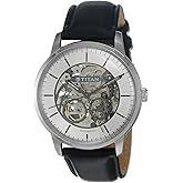 Titan Automatics Grey Dial Automatic Leather Strap Analog Watch for Men ...