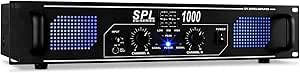 Skytec SPL1000 Ampli DJ PA Sono Pro avec Equalizer 3 Bandes pour scène, Monitoring ou Studio ...