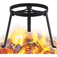 CALCHELE Campfire Tripod & Cooking Equipment - Heavy Duty Outdoor Fire ...