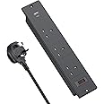 Recessed Power Socket, Haylink Desk Plug Socket with 3 UK Plugs, 2 USB ...
