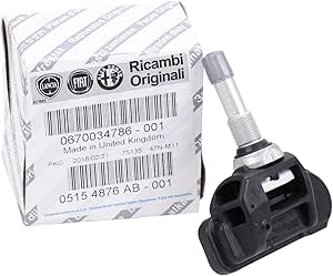 Original Fiat Reifendruck Sensor Metall RDKS TPMS Ventil 670034786 ...