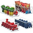 Finew Fridge Organiser Set of 4, Stackable Storage Box, Small ...