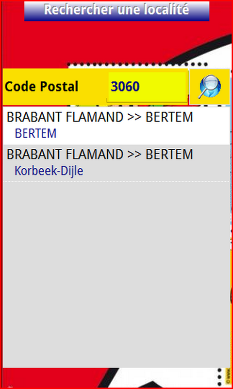 Code Postal Belge: Amazon.fr: Appstore pour Android