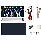 RGB Full Color LED Matrix Panel 64x64 Pixels, 4096 Individual RGB LEDs ...