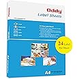 Oddy A4 Paper Label Stickers for Laser & Inkjet Printers | 30 Labels ...