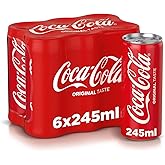 Coca-Cola Original Taste, Pack of 24 Cans x330ml, Crisp Coke Soft ...