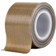 AIYUNNI PTFE Coated Fiberglass Telfon Tape, High Temperature Adhesive ...