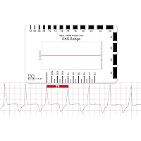 EKG PVC Badge Card – Accurately Interpret ECG/EKG Rhythm Strips and 12 ...