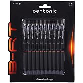 Pentonic B-RT 0.7mm Retractable Ball Point Pen Blister Pack | Black Ink ...