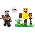 LEGO Minecraft: Pillager Minifigure with Training Dummy : Amazon.co.uk ...