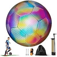 Qualis Reflective Football For Night Time | Luminous Bright Football ...