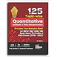 Buy Disha 125 Topic-wise Quantitative Aptitude & Data Interpretation Previous Year Question Bank ...
