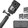 DJI Osmo Action 4 Adventure Combo-4K/120Fps Waterproof Action Digital Camera with A 1/1.3-Inch ...