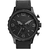 Fossil Watch for Men Machine, Quartz Chronograph Movement, 45 mm Black ...