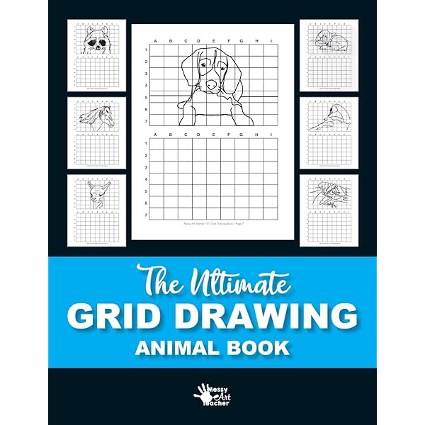 Mystery Grid Art Worksheets