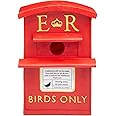 Wrenbury Post Box Bird House - Traditional Red Postbox Bird Box - UV ...