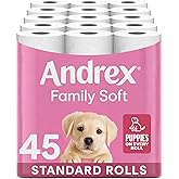 Andrex Family Soft Toilet Tissue 72 Rolls (Previously Andrex Gentle ...