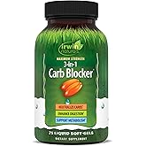 Irwin Naturals, 3-in-1 Carb Blocker, Maximum Strength, 150 Liquid Soft ...