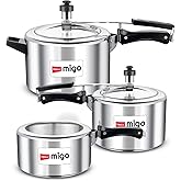 Buy Impex Aluminium Pressure Cooker Combo With Outer Lid Induction And ...