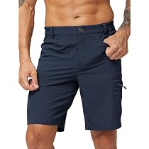 MIER Men's Hiking Cargo Shorts Quick Dry Outdoor Nylon