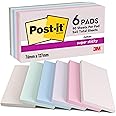 Post-it Notes Autocollantes Super Sticky, Couleurs Soulful, Pack de 6 ...