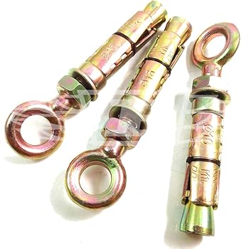 Forgefix EYE8M M8 Masonry Anchors Eye Bolt - Zinc Yellow Passivated ...