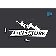 SIGN EVER Adventure Stickers for Ciaz Car Door Side Bonnet Vinyl White ...