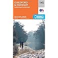 Guildford & Farnham Map | Godalming & Farnborough | Ordnance Survey ...