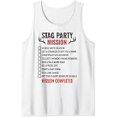 Mens Stag Do | Group Challenge Checklist Dares Game T-Shirt : Amazon.co ...