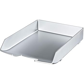 Wedo 68854 Briefablage Novum (aus Metall, A4, stapelbar) silber: Amazon ...