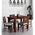 SHIKHA WOOD CRAFT Sheesham Wood 4 Seater Dining Table with Cushioned ...