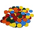 Buy Mathworld Plastic 100 pcs Color Tiles Counter Chip Token Circle ...