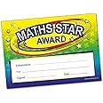 20 Holographic Sparkly Maths Star Award Childrens Pupils School Reward ...